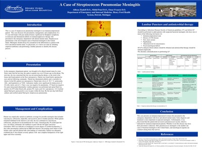 "A Case of Streptococcus Pneumoniae Meningitis" by Allison Zindell ...